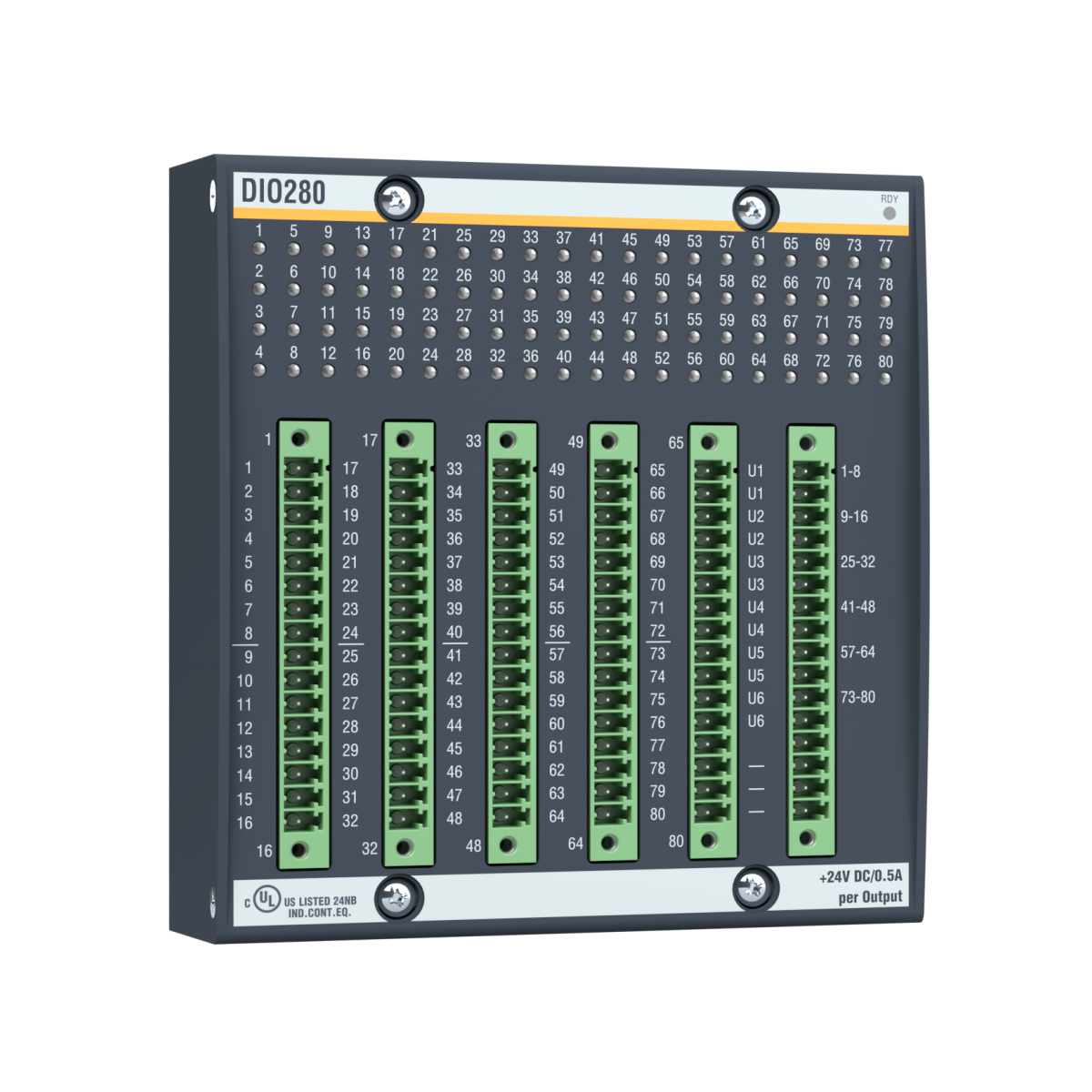 Bachmann DIO280: Digital I/O Module for Industrial Automation