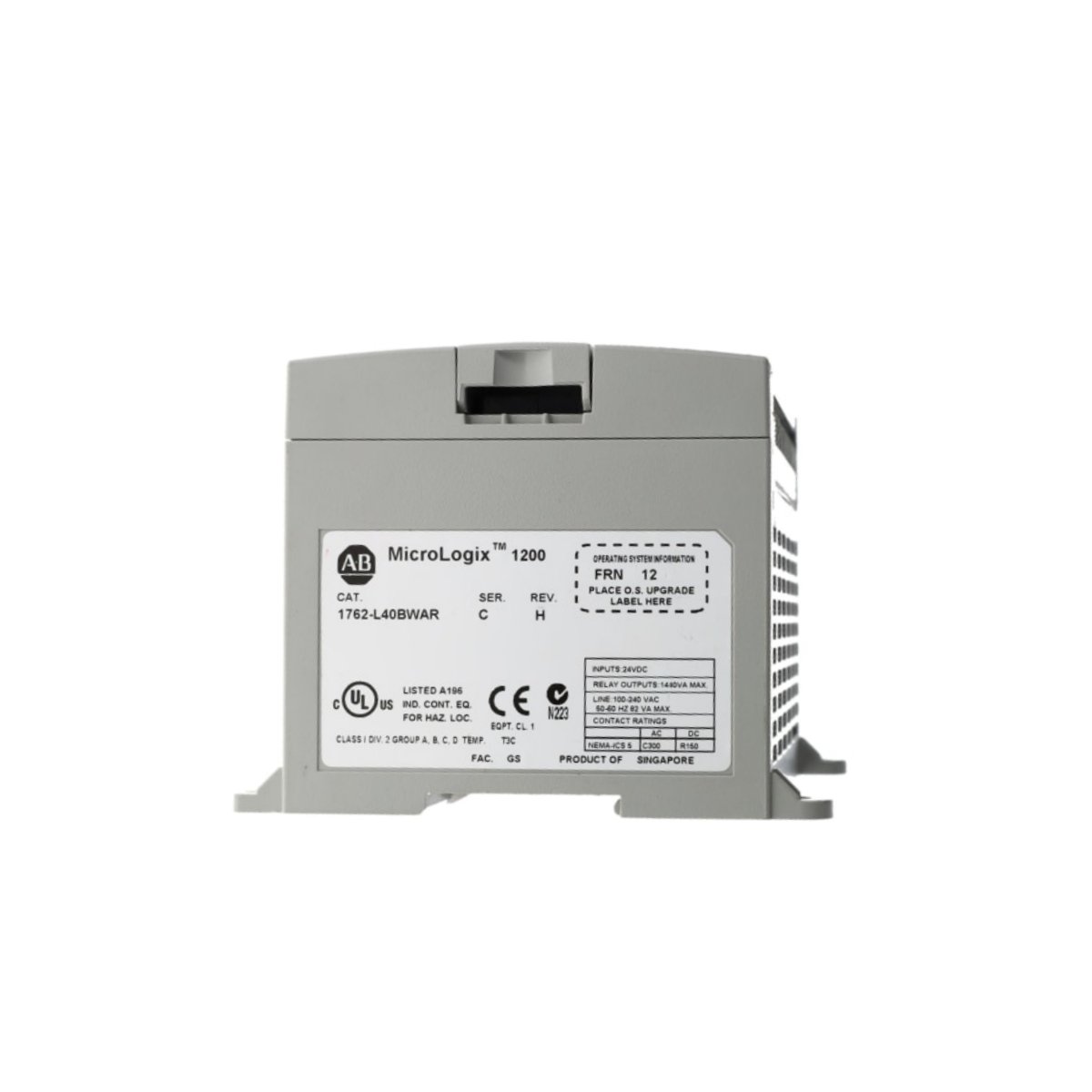 Allen-Bradley 1762-L40BWAR MicroLogix 1200 PLC 16 Relays