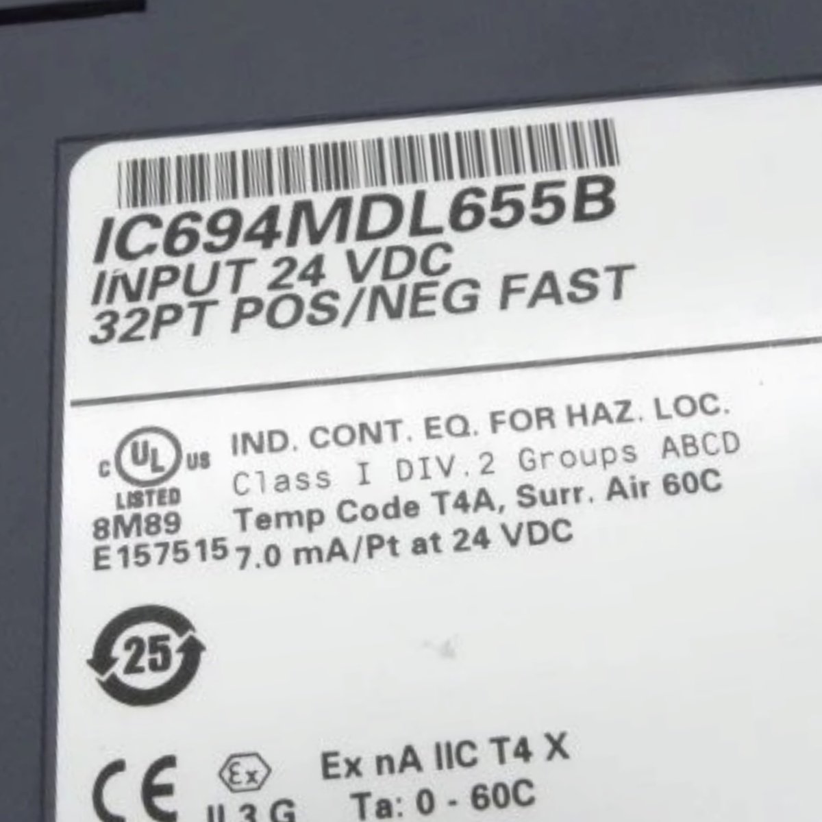 GE IC694MDL655 32-Channel Input Module