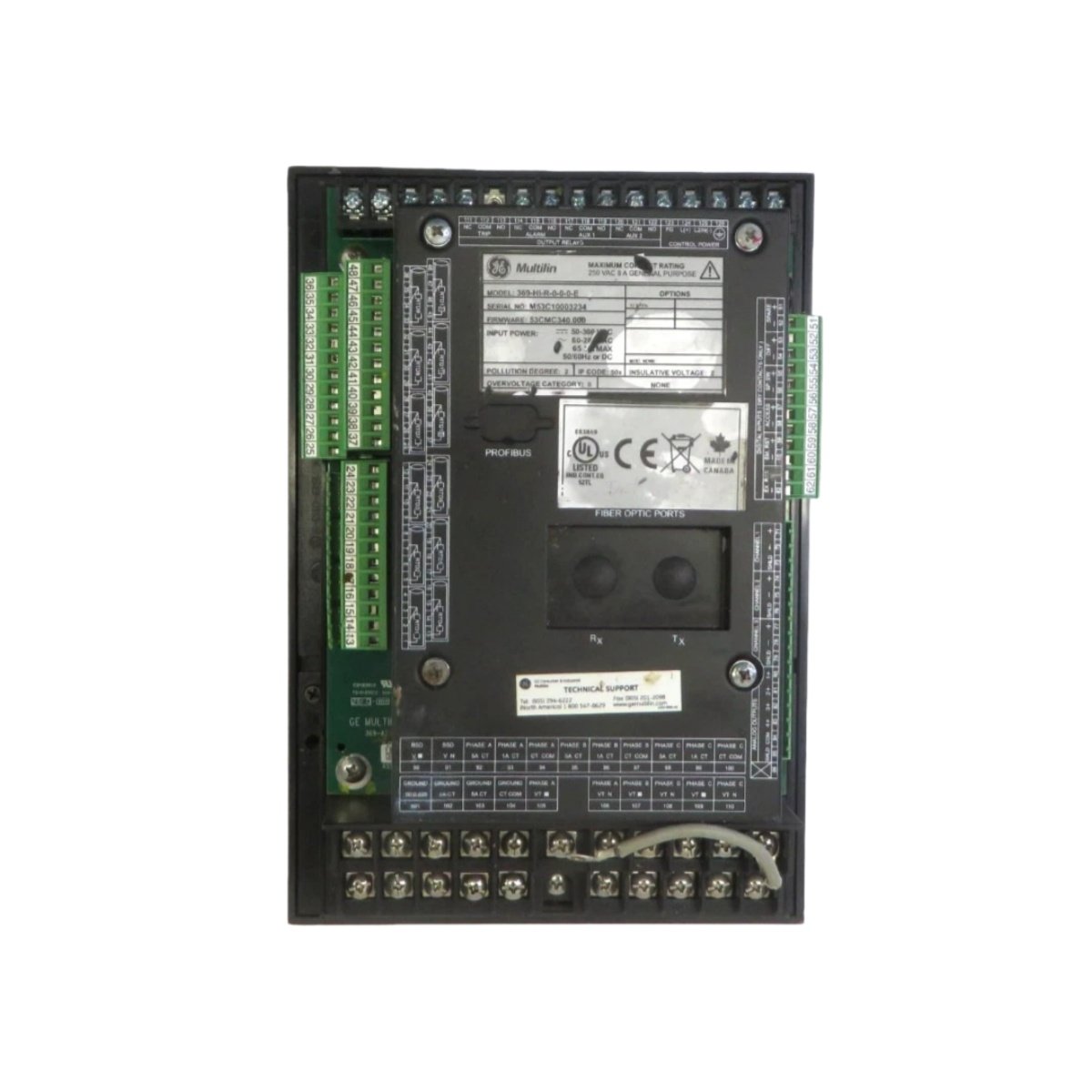 GE 369-HI-R-0-0-0-E Motor Protection Relay
