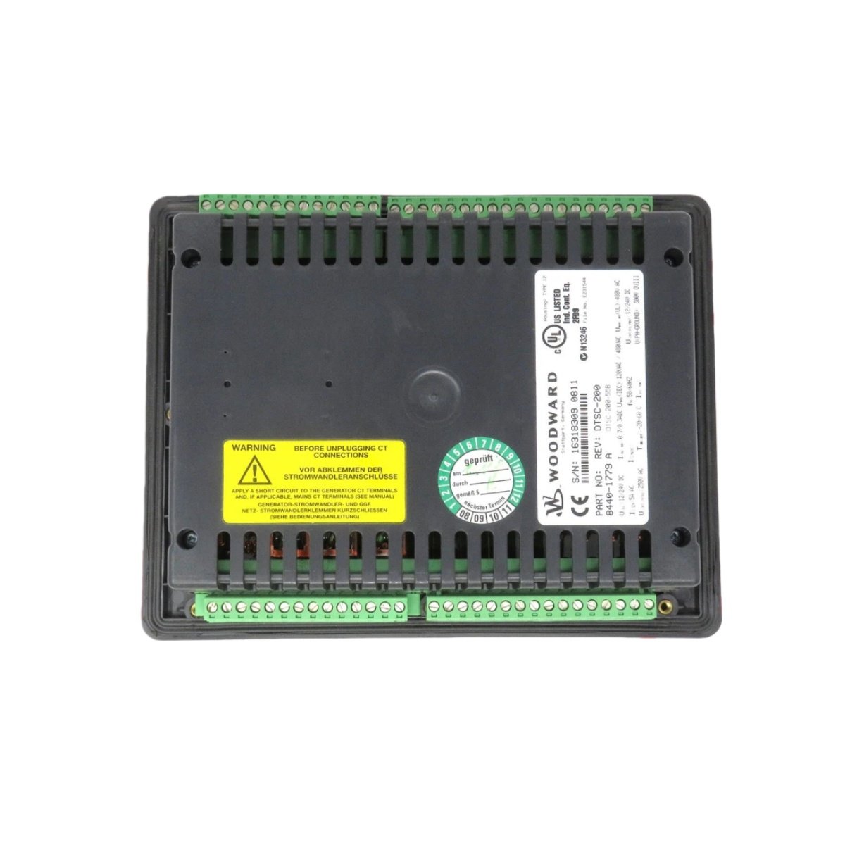 Woodward DTSC-200-55B 200A Automatic Transfer Switch