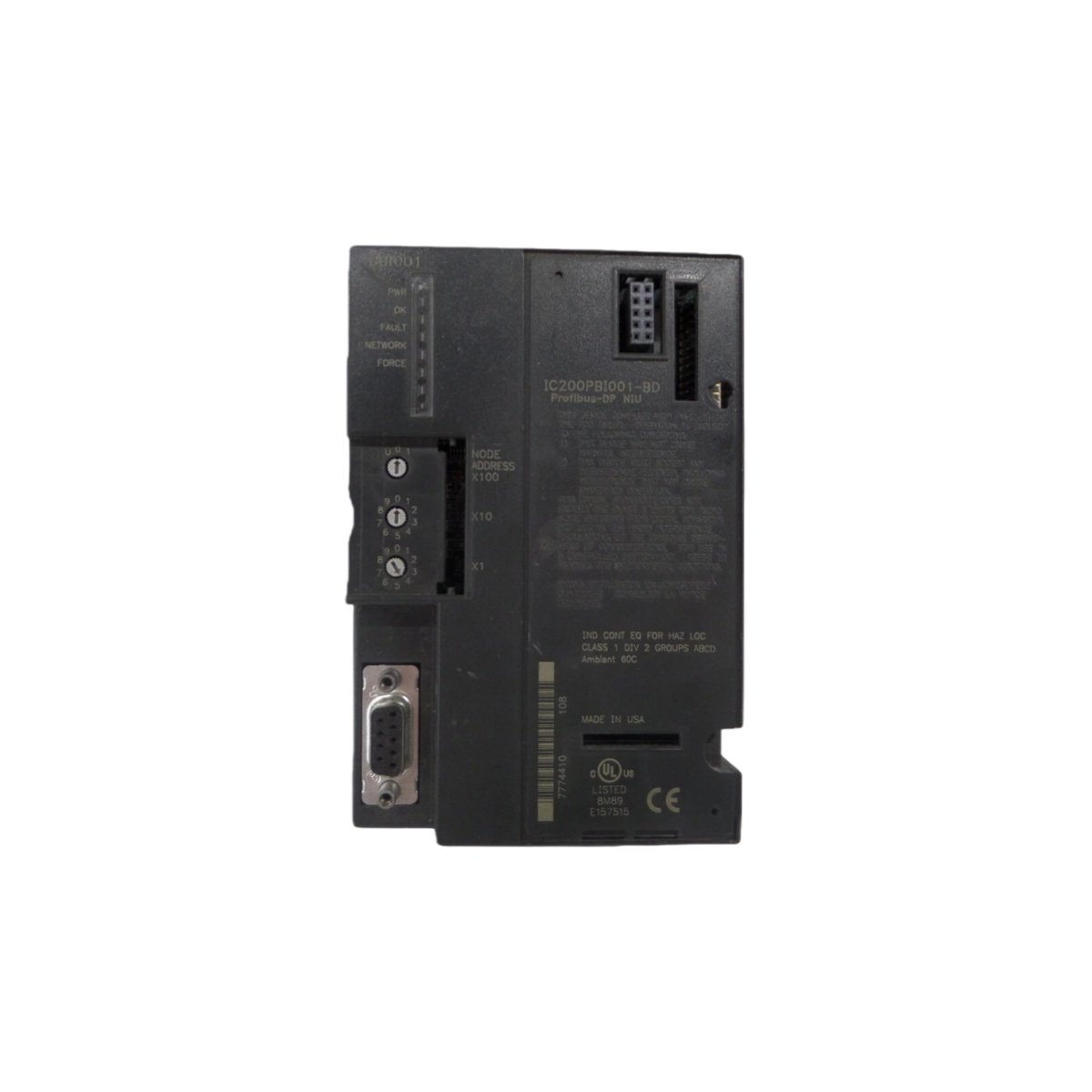 GE IC200PBI001 Profibus NIU